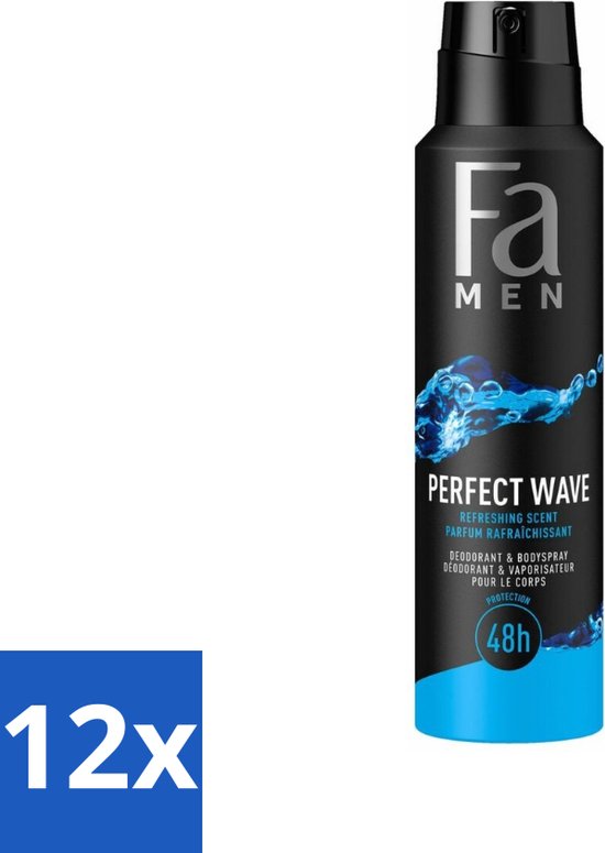 Fa Men - Perfect Wave - Deodorant Spray - Verfrissende Geur - 150 ml ...