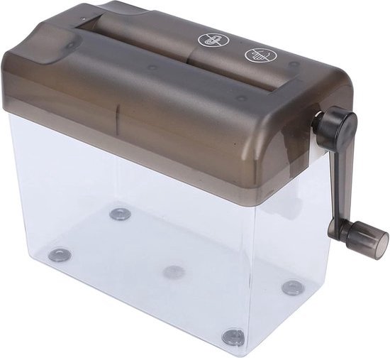 Manual Office Paper Shredder - Portable Hand Crank Chipper for Home Use ...
