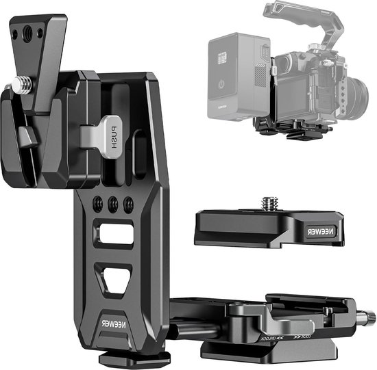 V-Mount batterijplaat met NAVO-rails - Arca Type grondplaat voor RS4 ...
