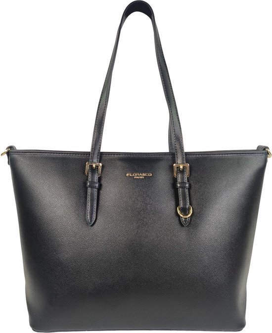 Flora&Co - Handtas - shopper - geschikt voor A4 - met extra lange riem ...