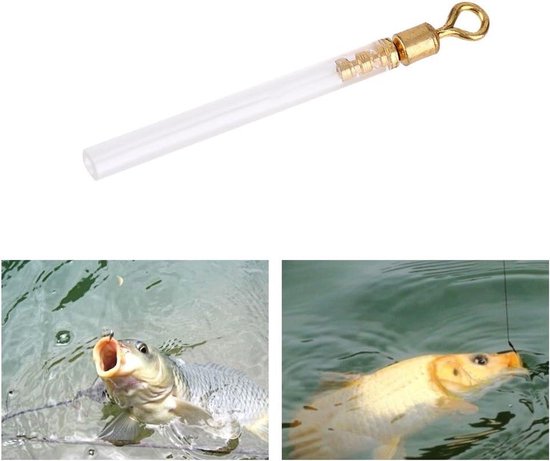 Zwemmer waggler adapter 50 stuks snelwissel vissen wervel met tube ...