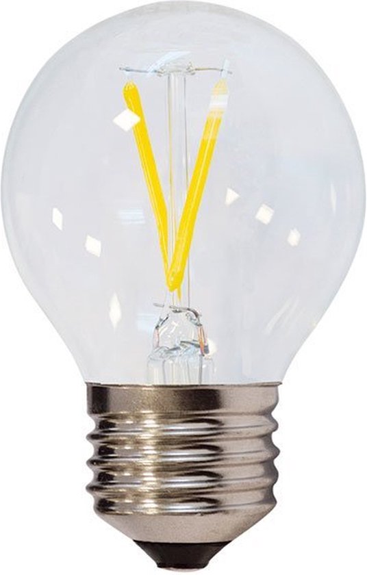LED Filament lamp 2W E27 G45 220V | 2800K - Warm wit (828) | bol