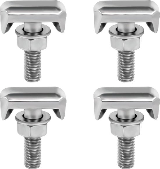 4PCS Automotive Stainless Steel T-Bolt Threaded Bolt M6 Terminal for ... 4PCS Automotive Stainless Steel T-Bolt Threaded Bolt M6 Terminal for ...