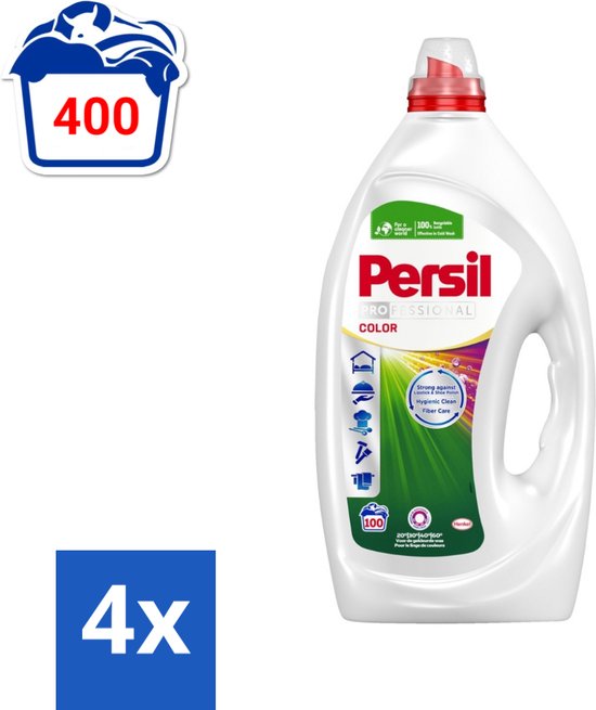 Persil Professional - Vloeibaar Wasmiddel - Gekleurde Was - 100 ...