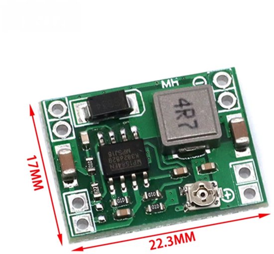 MP1584 3A Instelbare DC-DC Buck Converter Module – Hoge Efficiëntie ...