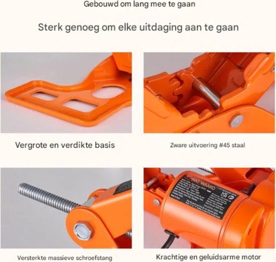 Hydraulische Jack 12V - Garagekrik - Schaarkrik - Elektrische Auto Krik ...