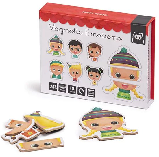 Magnetische figuren emoties - EurekaKids - vanaf 24 maanden | Games | bol