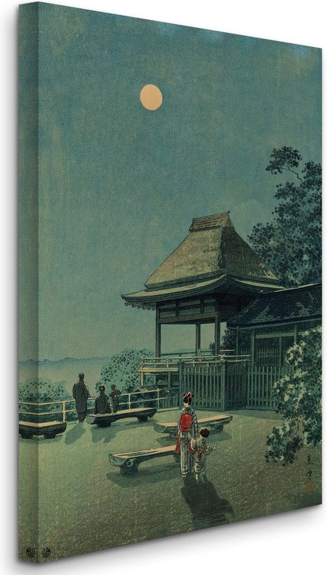 Tsuchiya Koitsu - Autumn Moon at Ishiyama Temple - Herfstmaan bij de ...