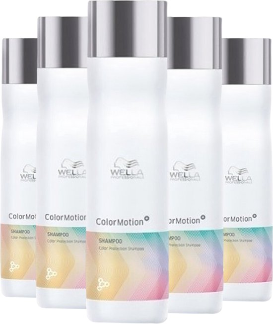 Wella Colormotion Shampoo 250ml - 5 Stuks - Voordeelverpakking | bol