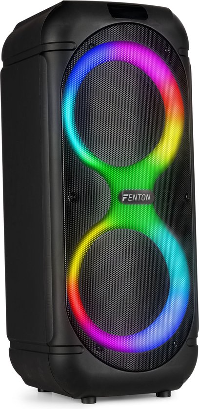 Partybox - Fenton Track510 party box met Bluetooth en lichteffecten - Met microfoon - 160W | bol