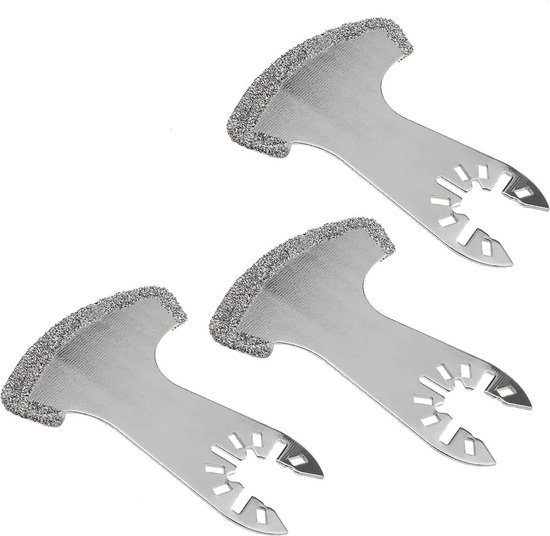 3 Stks Diamond Segment Swing Grit Grout Zaagbladen - Oscillerende Multi ...