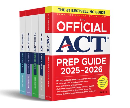 The Official ACT Prep & Subject Guides 2025-2026 Complete Set ...