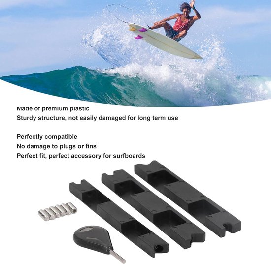 Future Fin Box Converter Adapter 3 Stuks-Lichtgewicht Draagbare ...