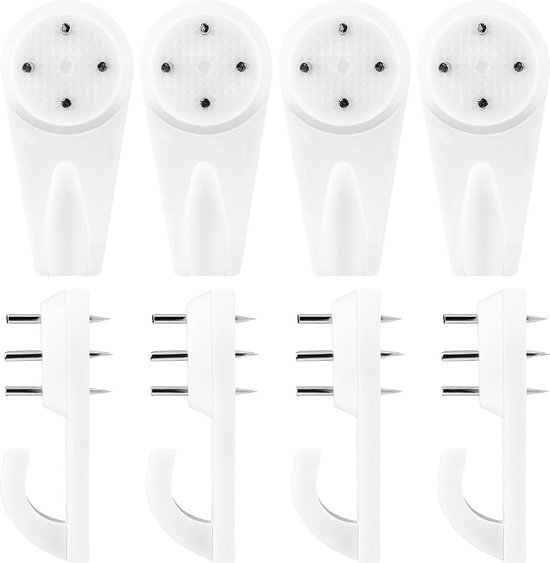 Betonnen muurhaken - fotohangers - 40 stuks - onzichtbaar | bol