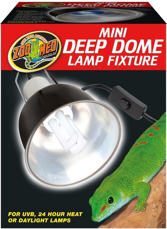 Zoo Med Mini Deep Dome Lamp - max. 100W | bol