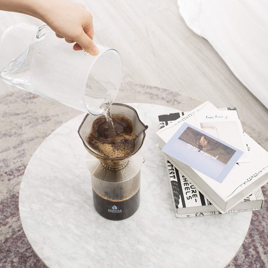 dripdrip Foldable permanent filter voor pour over koffie van fijn ...