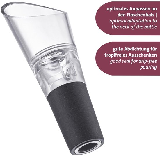 Westmark Schenktuit Simo – hoogwaardige wijnschenker met ventilatie ...