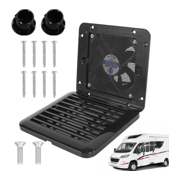Rv Air Vent Fan 12v, Motorhome Ventilation Fan Side Mount, Refrigerator ...