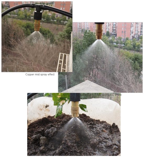 SYKIA Druppelirrigatiekit 10M-50M Garden Timer Automatische Watering System Controller... | bol