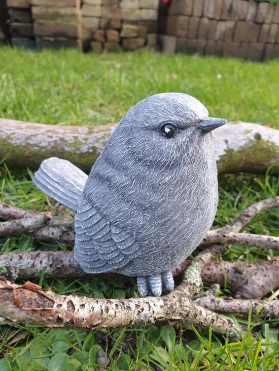 vogel , tuinbeeld van een mus | bol