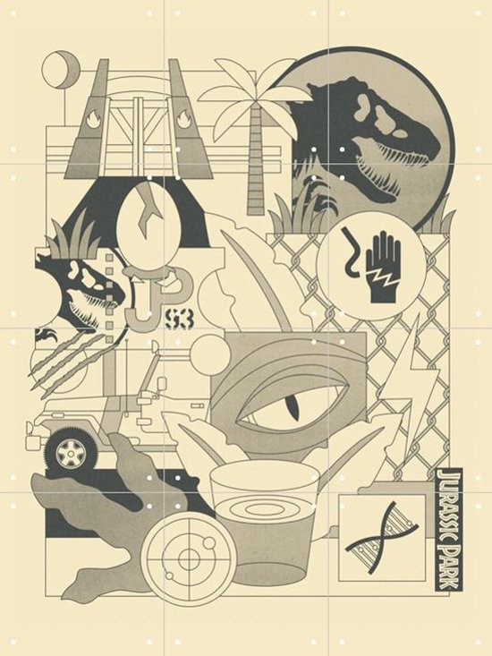 IXXI Jurassic Park Graphics, Jurassic Park & Universal Pictures - 60 x ...