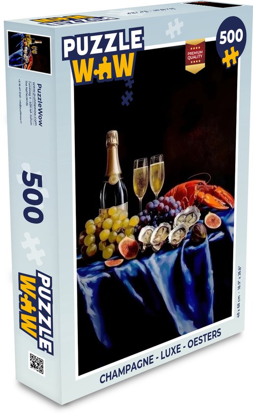 Puzzel Champagne - Luxe - Oesters - Legpuzzel - Puzzel 500 stukjes | bol