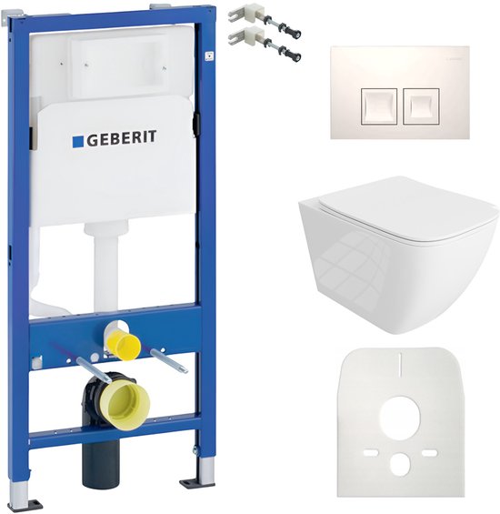 Inbouwreservoir Complete Toiletset Geberit Duofix Basic - Inbouw WC ...