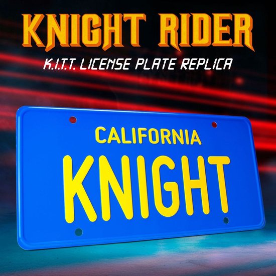 Knight Rider License plate | bol.com