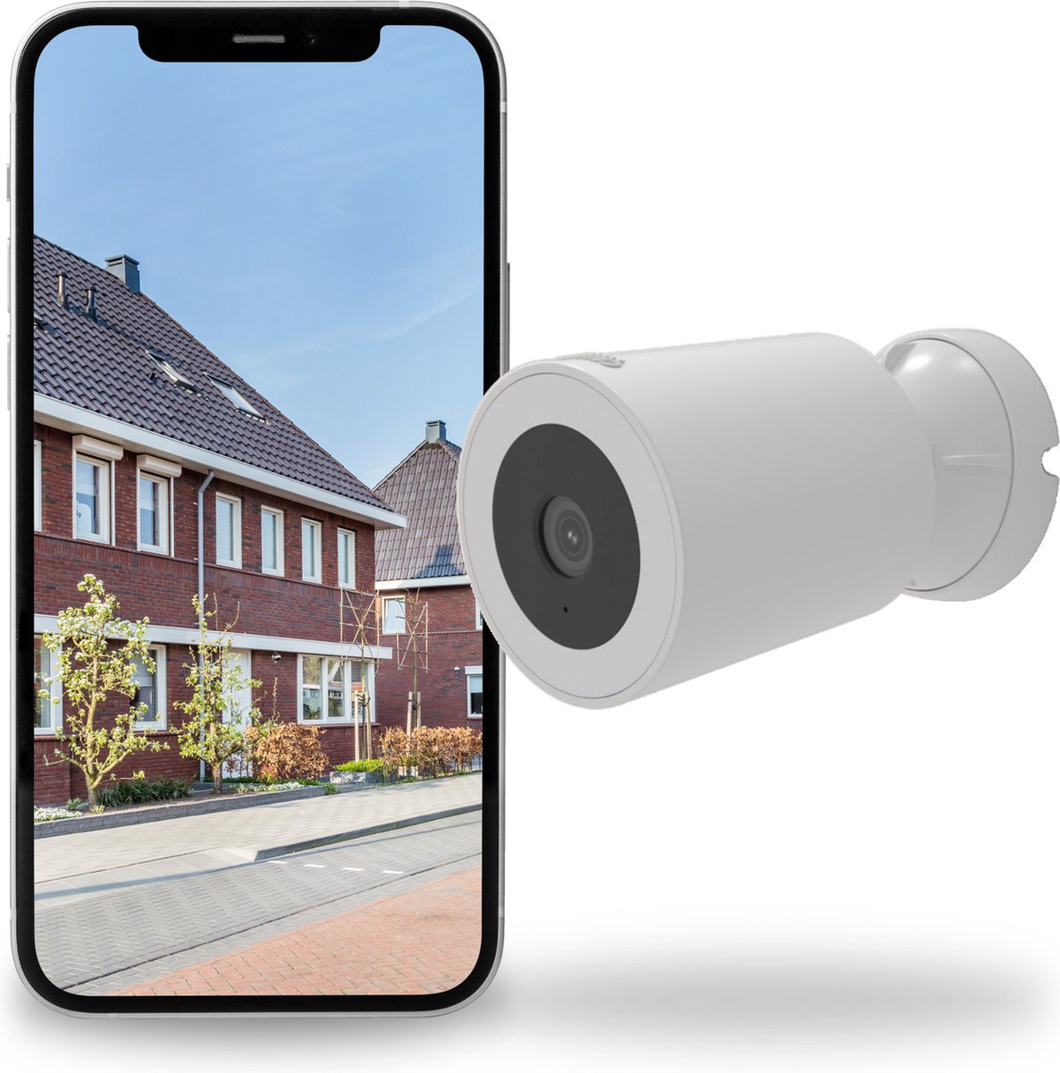 Calex Outdoor Spotlight Camera - 2K Beveiligingscamera met Nachtzicht - Bewaking voor... | bol