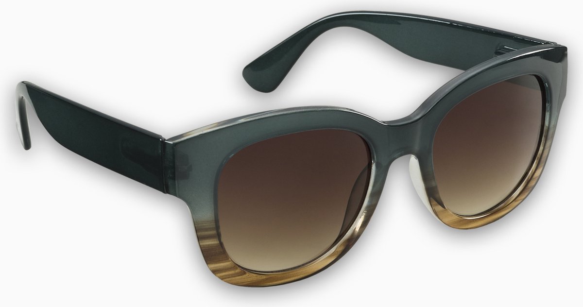 Babsee-zonnebril met leesgedeelte model Nina-Blauw Bruin - Sterkte + 1.5 | bol.com