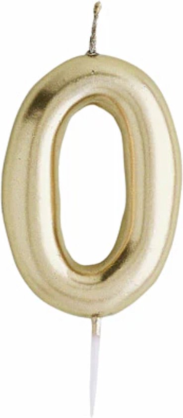 Cijfer 0 - Goud | bol