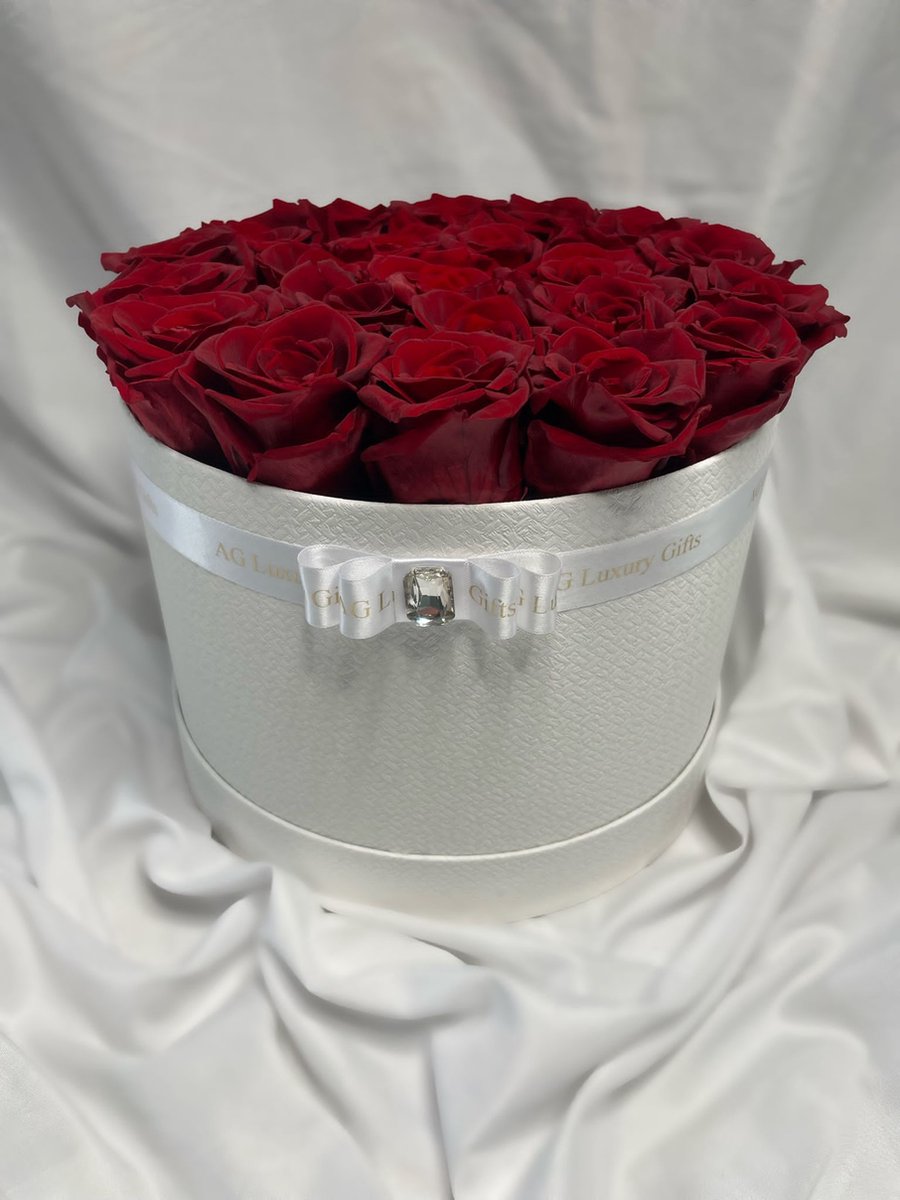 AG Luxurygifts Longlife flower box - rozen box - cadeau box - longlife ...