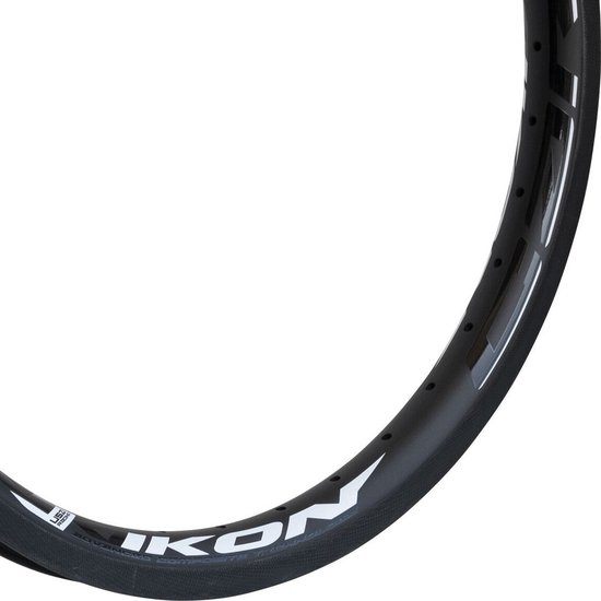 IKON UD Carbon Rim 20x1.50/1.75" V-Brake, zwart | bol