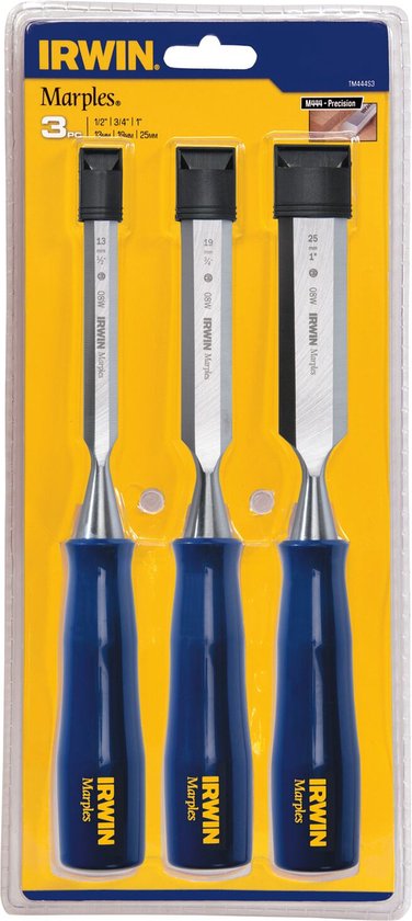 Irwin Houtbeitel M444, 3-delige Set - 13, 19, 25 mm in een - TM444S3 | bol