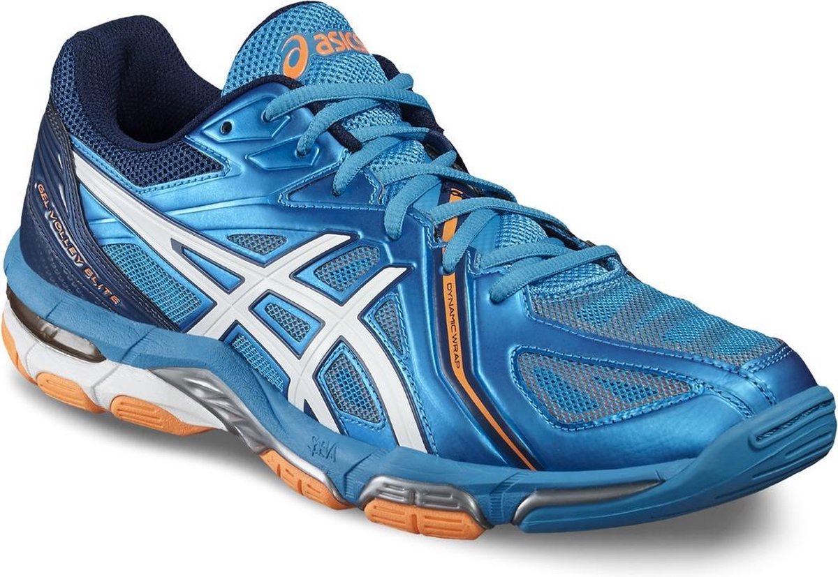 Asics Gel-Volley Elite 3 B500N-4301, Heren, Blauw, Volleybalschoenen maat: 44,5 EU | bol.com
