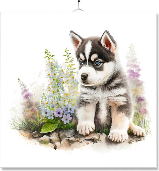 Tegel Met Opdruk | Verjaardag kado | Cadeau | Honden | Husky | bol