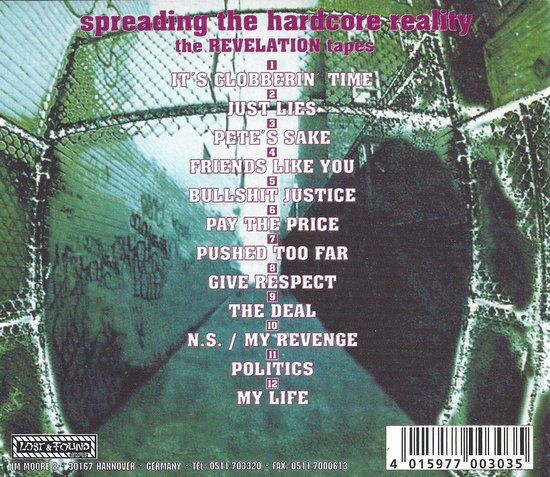 Sick Of It All - Spreading The Hardcore Reality (Mini-CD-Album), Sick ...