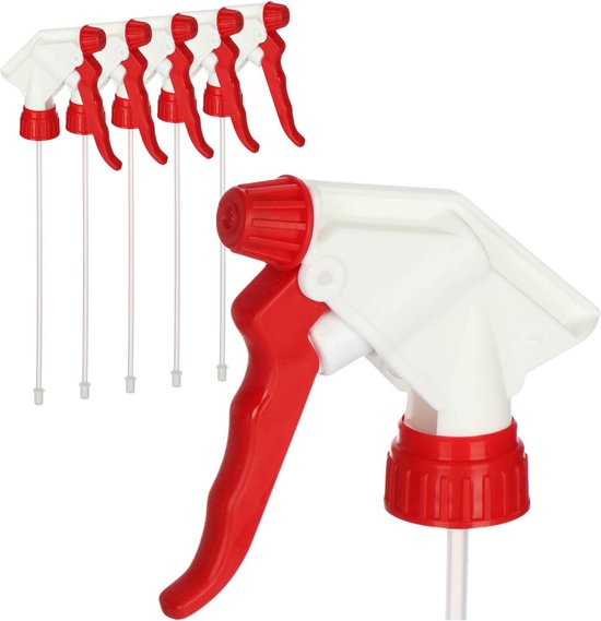 6 x Spuitopzetstuk, spuitkop met 28/400 schroefdraad ...