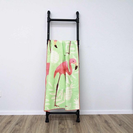 Flamingo handdoek strand 150x70 microvezel | bol