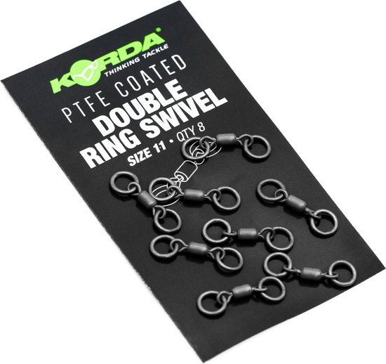 Korda PTFE Double Ring Swivel Size 11 | Wartels | bol