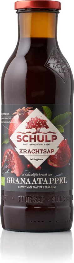 Schulp Granaatappelsap Puur Krachtsap Biologisch 6 x 0,75 liter | bol