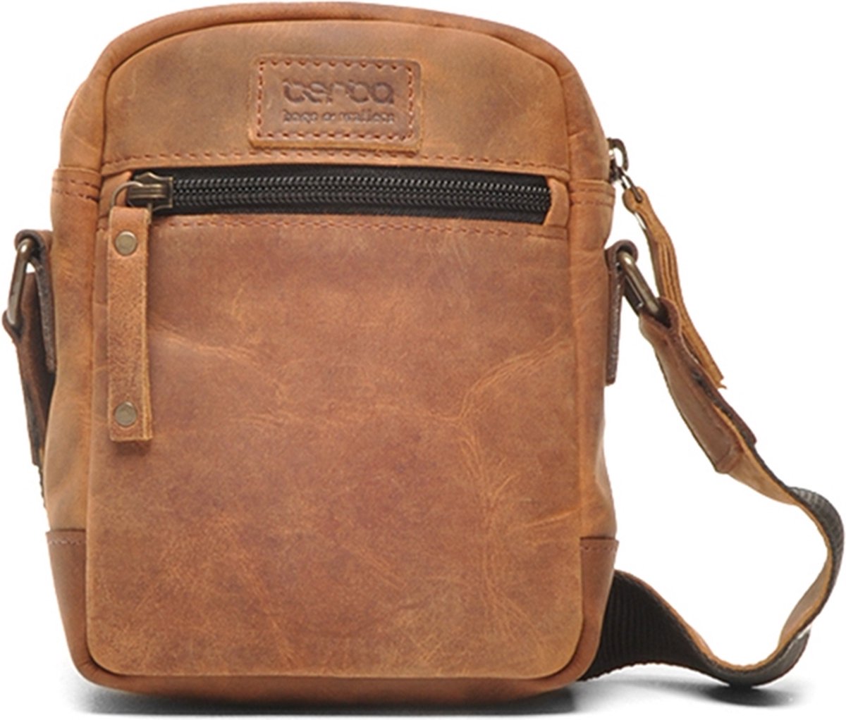 Berba Mannen Schoudertas / Crossbody tas - Volte - Bruin | bol.com