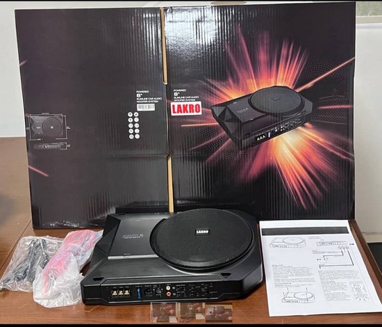 auto underseat lakro active subwoofer voor onder de stoel 250watt ...