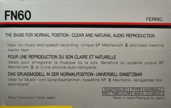 5-pack Sony FN60 Cassettebandjes | bol.com