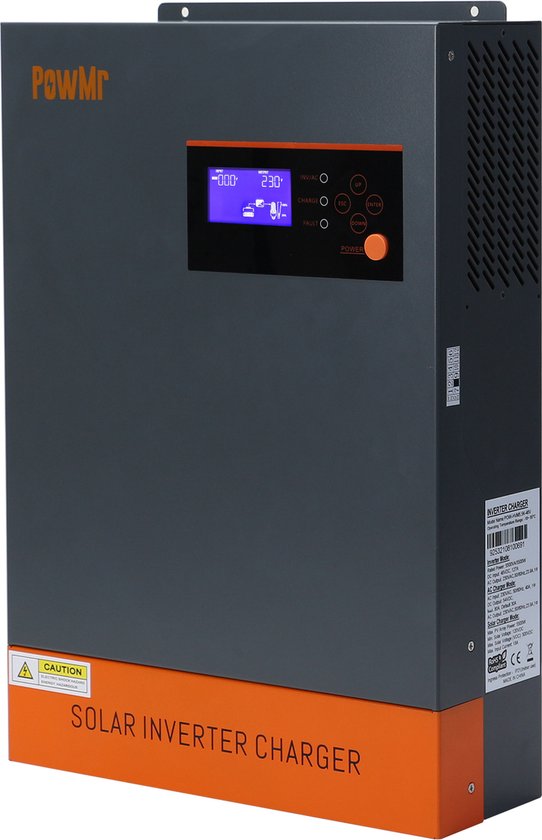 POWMR | Onduleur Solar hybride 5,5 KW hors réseau Mppt 100 A LiFePo4 ...