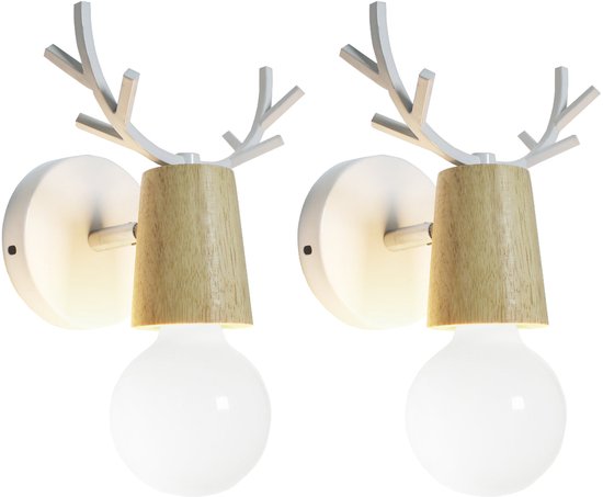 2 Stuks Wandlamp Moderne Binnen Creatieve Geweien Wandverlichting voor ...