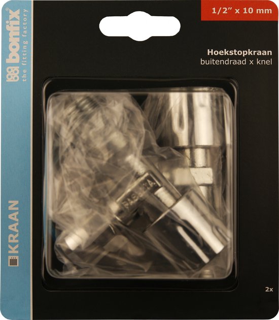 Bonfix Hoekstopkraan 1/2 x 10 - buitendraad x knel | bol