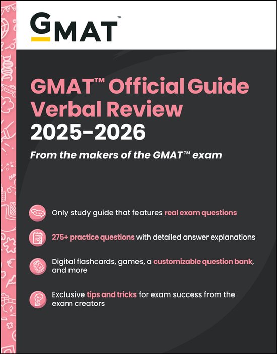 GMAT Official Guide Verbal Review 2025-2026 | 9781394333882 | Gmac ...