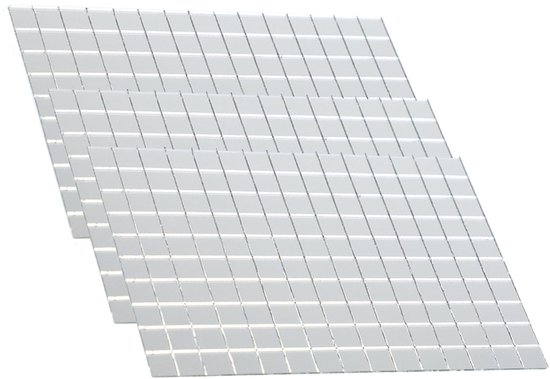 3D Spiegel Muursticker - Zelfklevende Mozaïek Spiegel Tegels - DIY ...