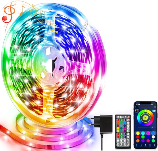 LED Strip 10 Meter - LED Verlichting Strips - LED Light - Multikleur | bol